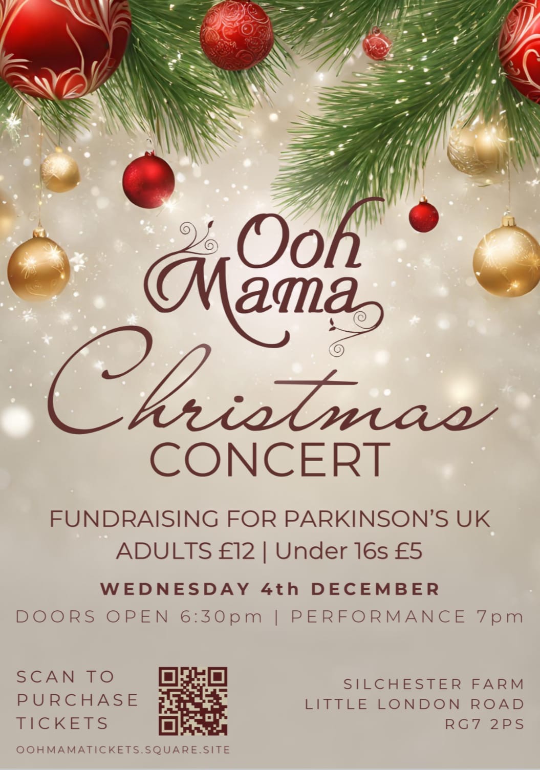 Christmas Concert, 4th December 2024 – Ooh Mama Ladies Choir